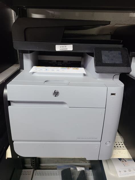 Hp Color Laserjet Pro Mfp M Dn Multifunction Printer W Cord Usb Tested