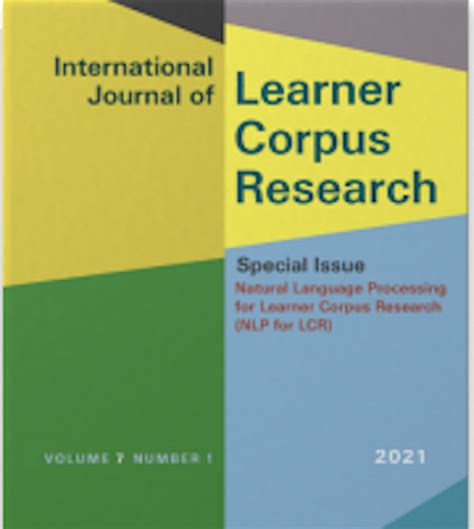New Publication In International Journal Of Learner Corpus Research