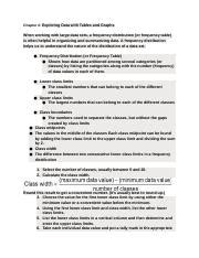 Chapter 2 Exploring Data With Tables And Graphs Docx Chapter 2 Exploring Data With Tables
