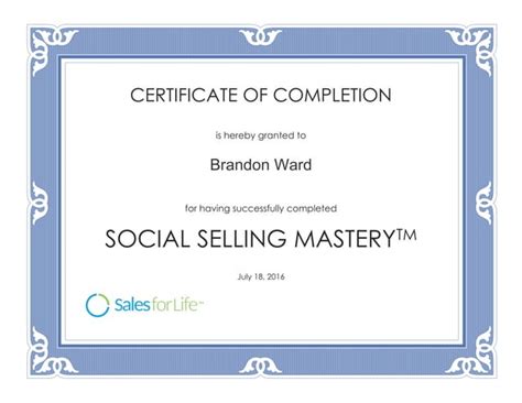 Certificateofcompletion Ppt