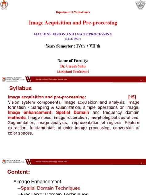 L2 Image Enhancement Spatial Domain Pdf Digital Signal Processing