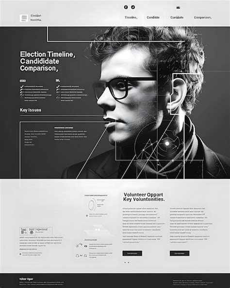 minimalist layout web with grid system effect clean website inspired