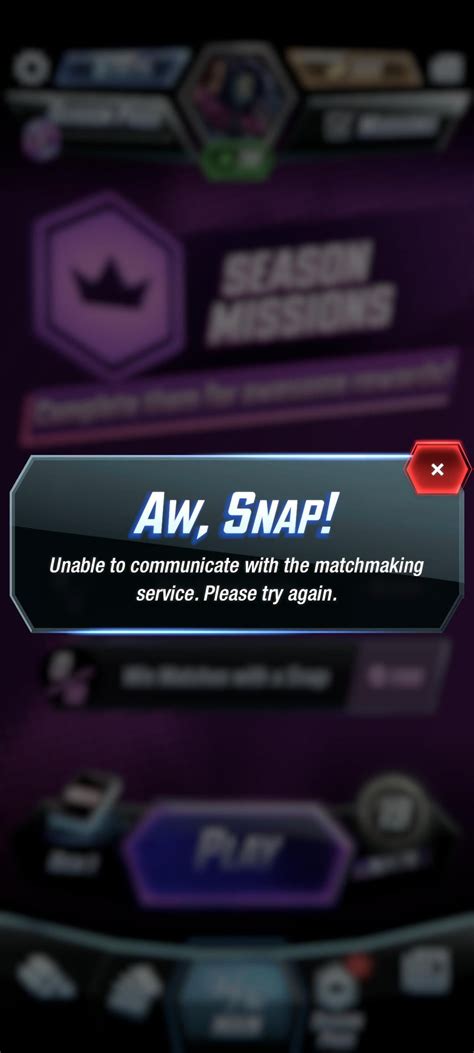 Aw Snap Issue Rmarvelsnap