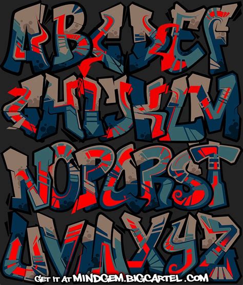 Graffiti Font Graffiti Lettering Graffiti Alphabet