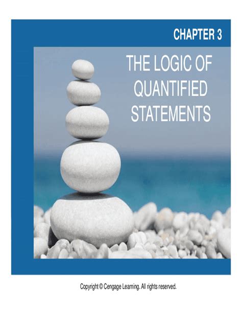 Fillable Online Condor Depaul 3 The Logic Of Quantified Statements