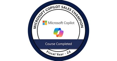 Mohan Srinivasamurthy On Linkedin Microsoft Copilot Sales Champion — Fy24 Was Issued By