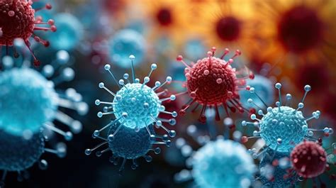 Premium Ai Image Microscopic Image Of A Virus Attacking A Cell