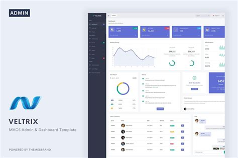 Veltrix MVC5 Admin Dashboard Template Veltrix Is Multi Purpose