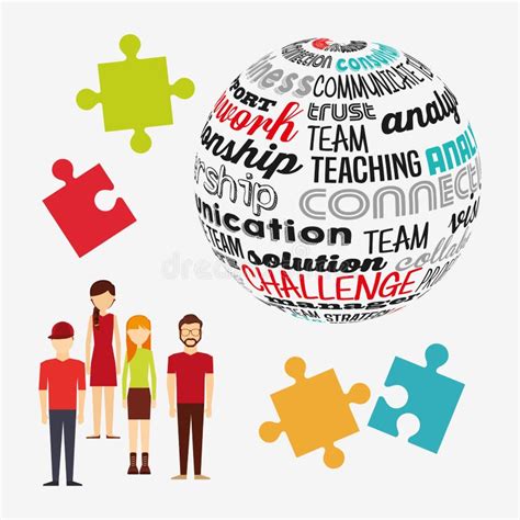 Collaborative Concept Design Stock Illustration Illustration Of