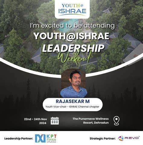 Rajasekar M On Linkedin Leadershipdevelopment Ishrae