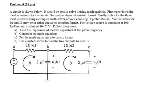 Solved Problem 1 10 Pts A Phasor Diagram Is Shown For A Chegg Com