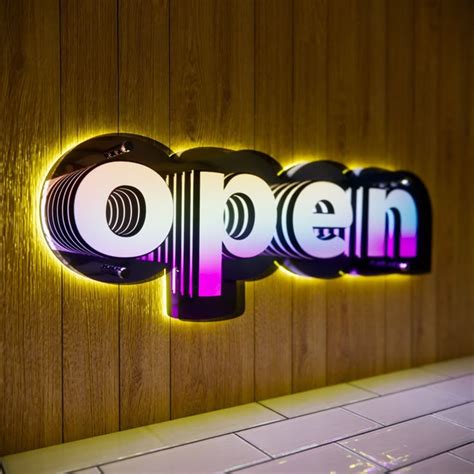 Custom 3d Open Infinity Neon Mirrorcustom Infinity Mirror Led Light