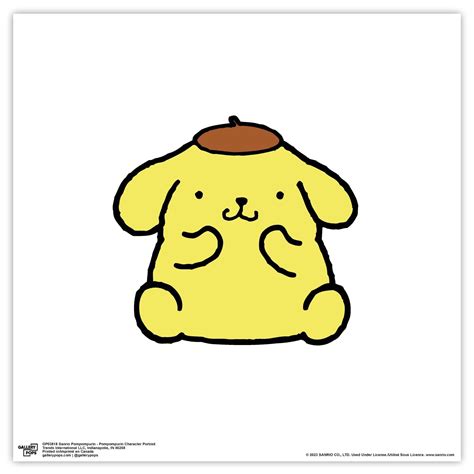 Gallery Pops Sanrio Pompompurin Pompompurin Character Portrait Wall
