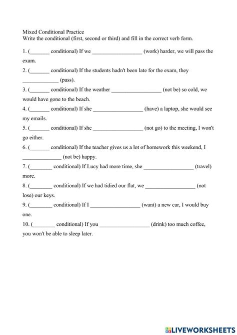 Mixed Condition Free Interactive Worksheets 2890114