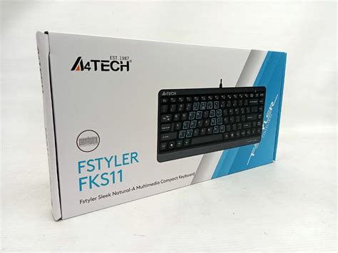 brandnew a4tech usb keyboard [fks 11] fstyler mini computers and tech