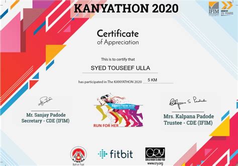 Syed Touseef Ulla On Linkedin Kanyathon 2020 It Was Great Running And Organising The Run For A