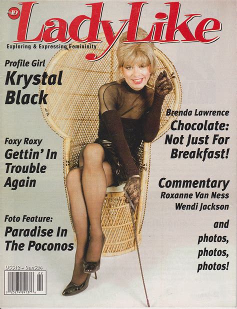 Ladylike Magazine 49 Krystal Blackroxanne Van Nesstransgender