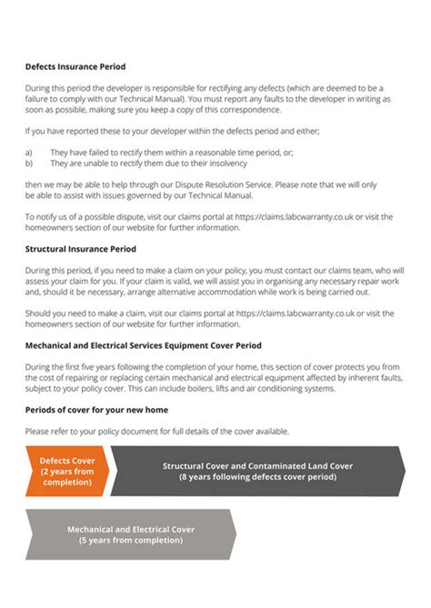 LABC Warranty LABC Warranty Homeowners Handbook Page 4 5