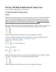 Problem Set Docx ICS Fall Problem Set Topics Due