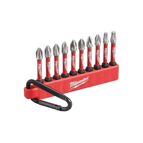 Milwaukee Shockwave Carabiner Screwdriver Bit Set