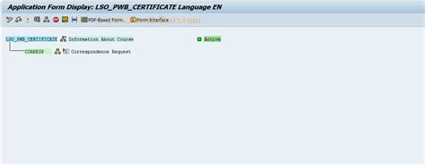 EFRM SAP Tcode Print Workbench Application Form