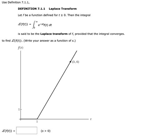Solved Use Definition 7 1 1 Definition 7 1 1 Laplace