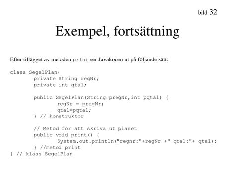 ppt objektorienterad programmering i java powerpoint presentation