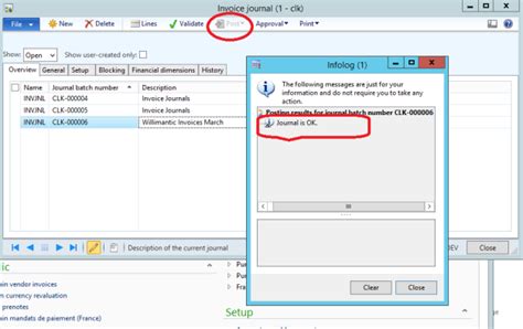 Posting Invoice Journals Without A Workflow In Ax 2012 Nairobiaxusergroup