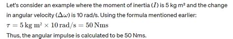 Angular Impulse Calculator Calculator Doc Angular Impulse Calculator Calculator Doc