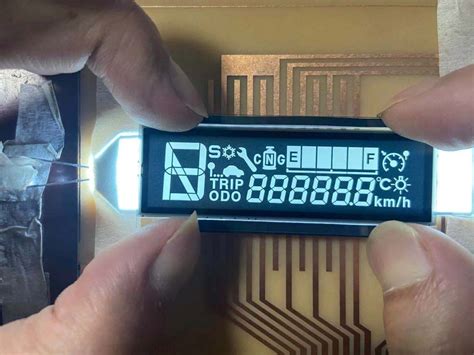 Factory 7 Segment Lcm Display Monochrome Transimissive Lcd Module