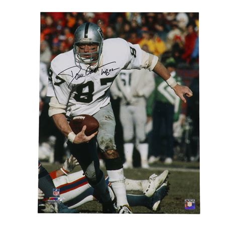 Dave Casper Signed Raiders 16x20 Photo Beckett Pristine Auction