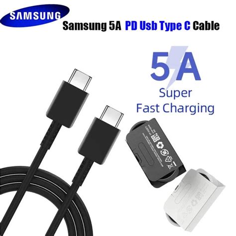 Original Samsung Data Cable C Type To Type C Fast Charging A