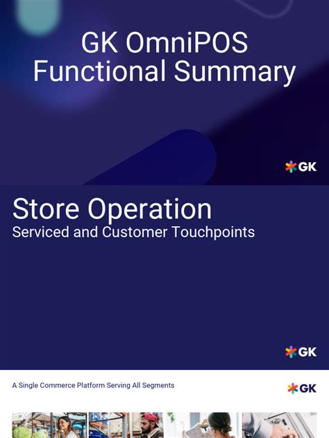 1 Gk Omnipos Functional Summary Pdf Point Of Sale Receipt