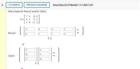 Solved 3 1 2 Points Previous Answers Walinalgtutbank1