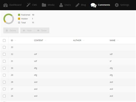 Comments Plugin October Cms