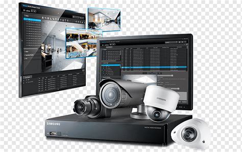 폐쇄 회로 텔레비전 Hanwha Techwin 무선 보안 카메라 디지털 비디오 녹화기 카메라 전자 감시 네트워크 비디오 레코더 Png Pngwing