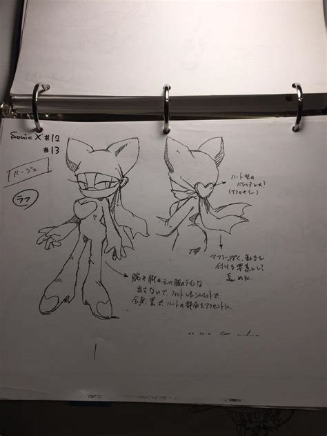 Sonic X Character Design Reference Sheets 1868437356