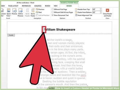 4 Ways To Insert A Custom Header Or Footer In Microsoft Word