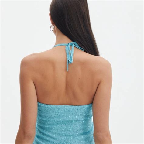 Glassons Sequin Halter Top Size Small Never Depop