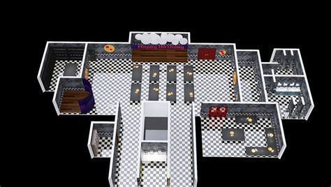 Fnaf 1 Map Design Ideas And Pictures 383 Sqm Homestyler