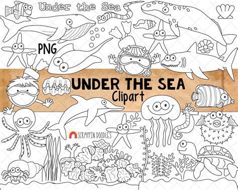 Clipart Under The Sea Under The Sea Clipart Vector Art Icons And