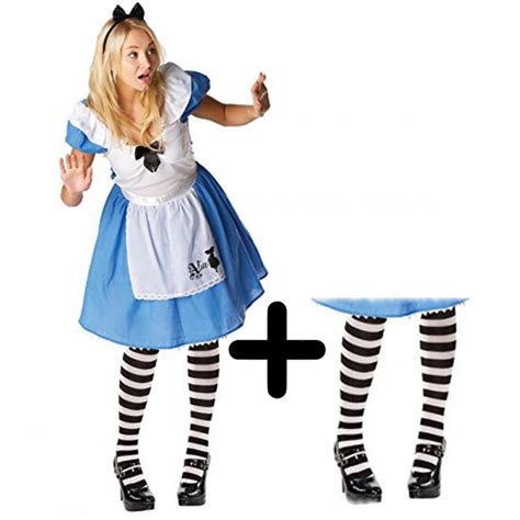 Alice In Wonderland Alice In Wonderland Disney Adult Costume Set Costume Black White