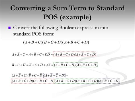 logic simplification sop and pos forms pptx programming languages
