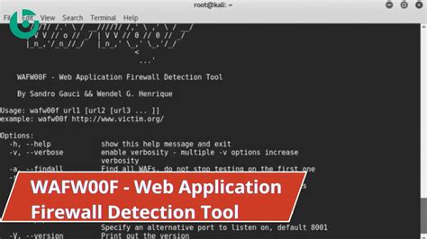 Web Application Firewall Detection Using Kali Linux Wafw00f