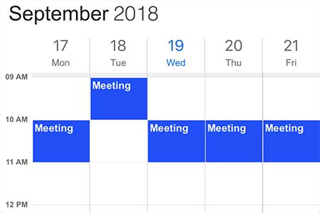 Appointments Events Xamarin IOS Scheduler Control Syncfusion