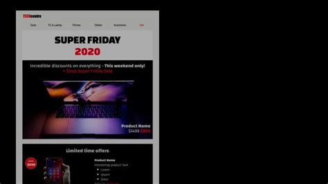 Design Html Email Template Responsive Html Email Template By Minhaj