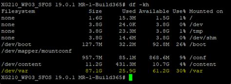 Sophos Firewall Unable To Find Backdated Logs In CLI Of Sophos
