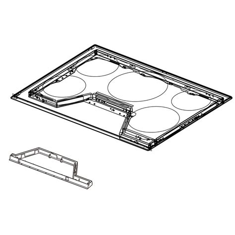 Samsung Dg94 01476a Cooktop Main Top