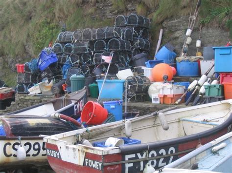Boatyard At Gorran Haven Photo Uk Beach Guide