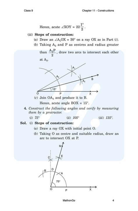 Ncert Solutions For Class 9 Maths Chapter 11 Exercise 111 Mathongo